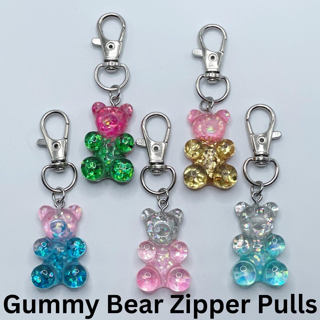 Gummy Bear Zipper Pulls | Zipper Pulls Charms | Decorative Zipper Pulls ...