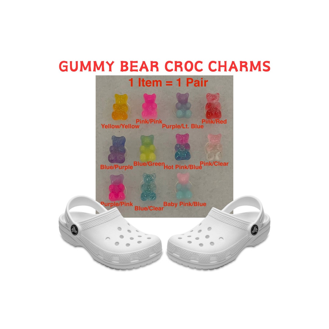 Gummy Bear Croc Charms Gummy Bear Charms Croc Bear Charm Croc Shoe ...