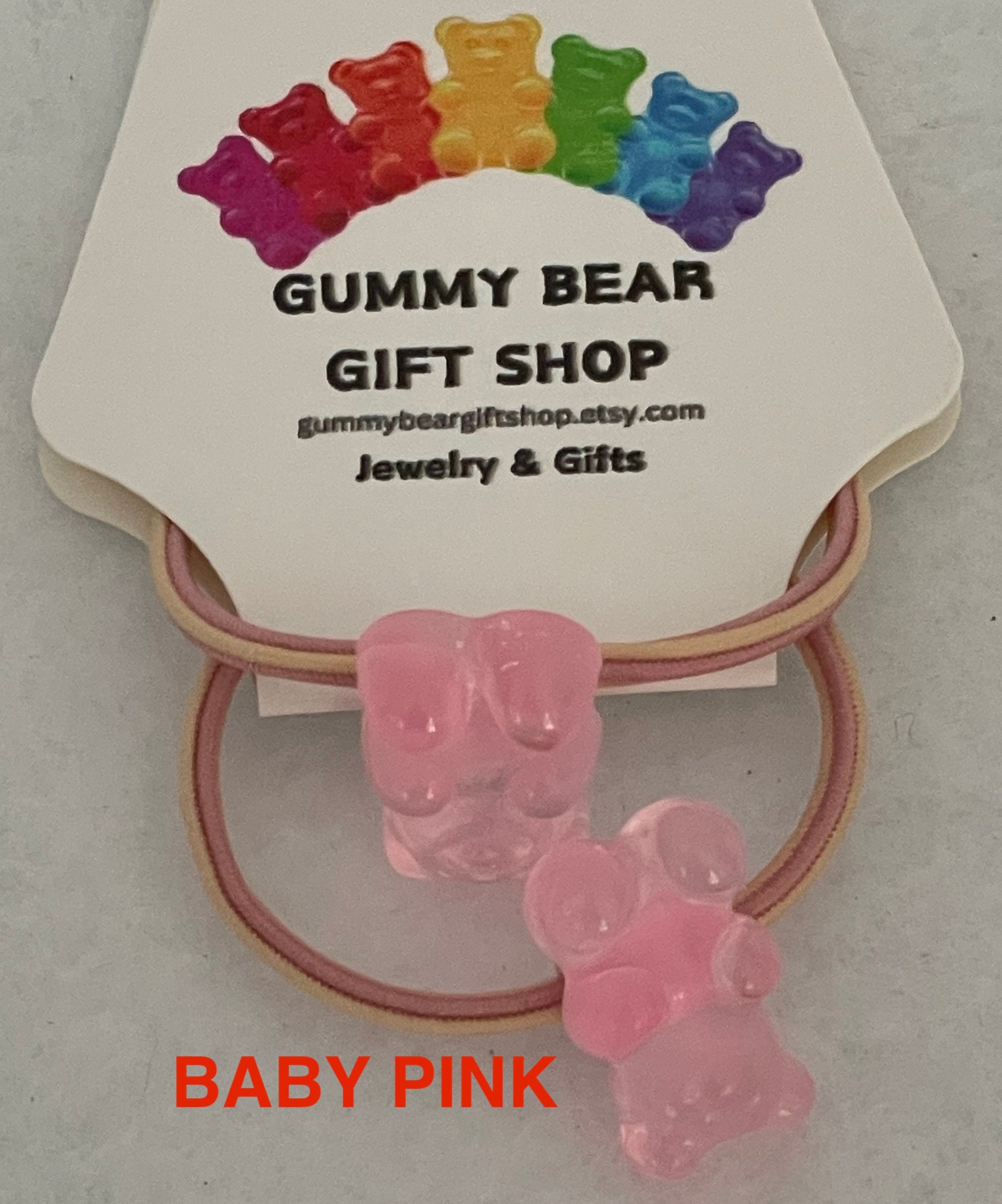 Gummy Bear Ponytail Holders Hair Ties for Girls Hair Ties Gummy Bear ...