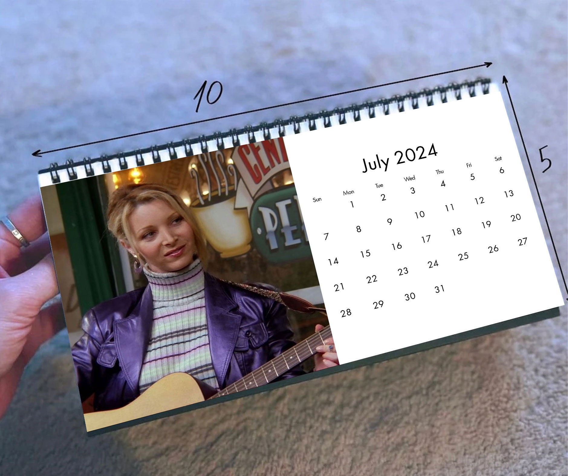 Friends Desk Calendar 2024, Celebrity Calendar, Wall Calendar 2024 ...