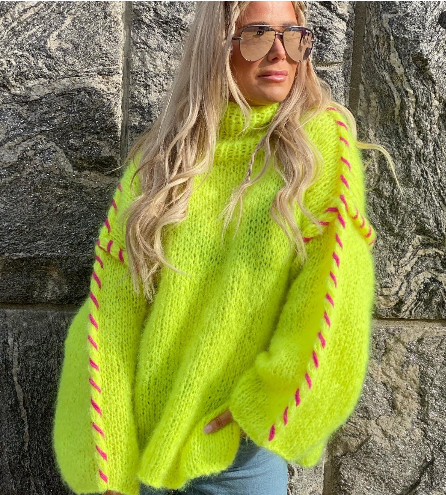 Basic Mohair Sweater Knit Oversized Pullover Cozy Soft Sweater Etsy