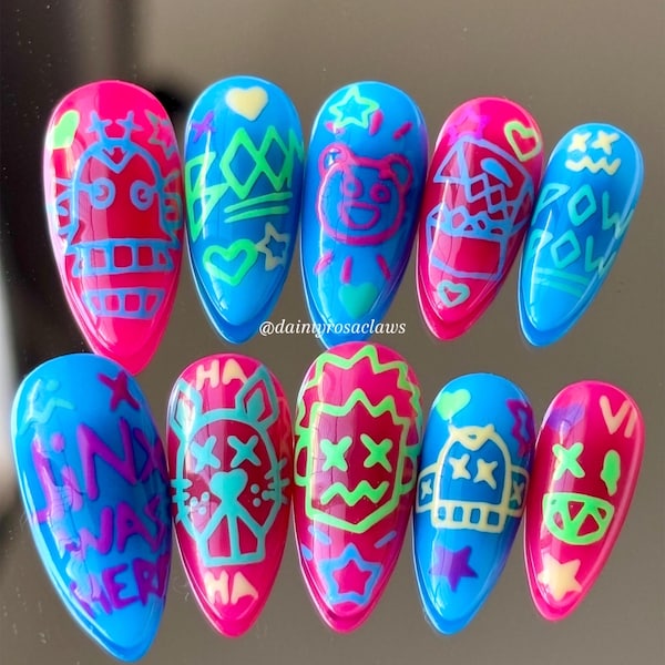 Arcane Jinx Nails - Etsy