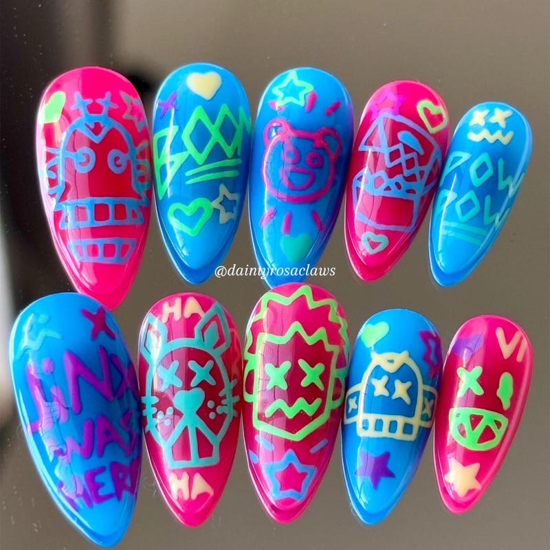 Arcane Jinx Nails - Etsy
