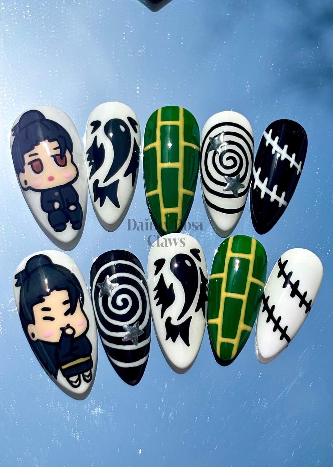 Geto Suguru | Geto Nails | Anime Nails | Anime | JJK | JJK Nails | 2D ...
