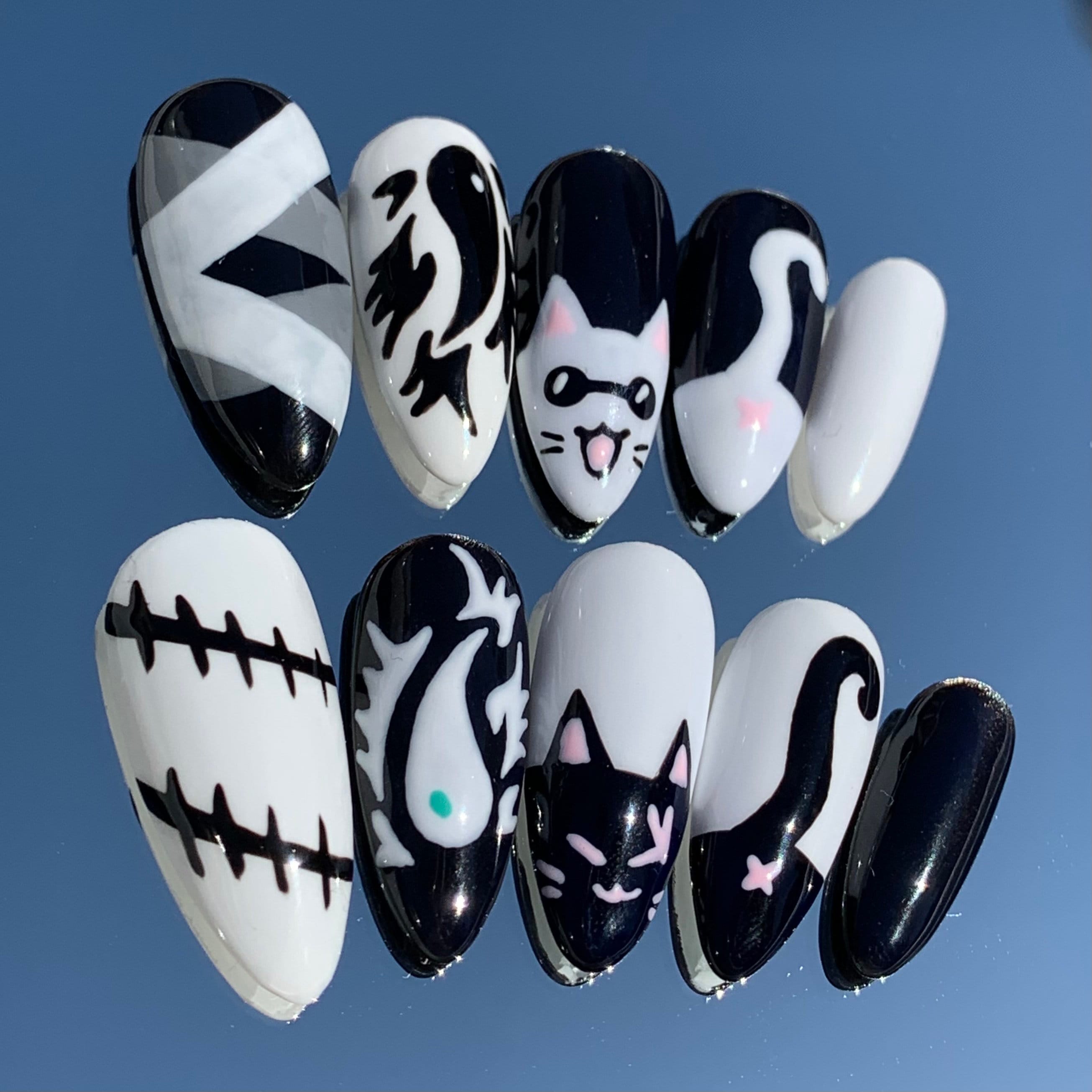 Gojo & Geto Kat-kun Besties | Gojo Satoru | Geto Suguru | Gojo Nails ...