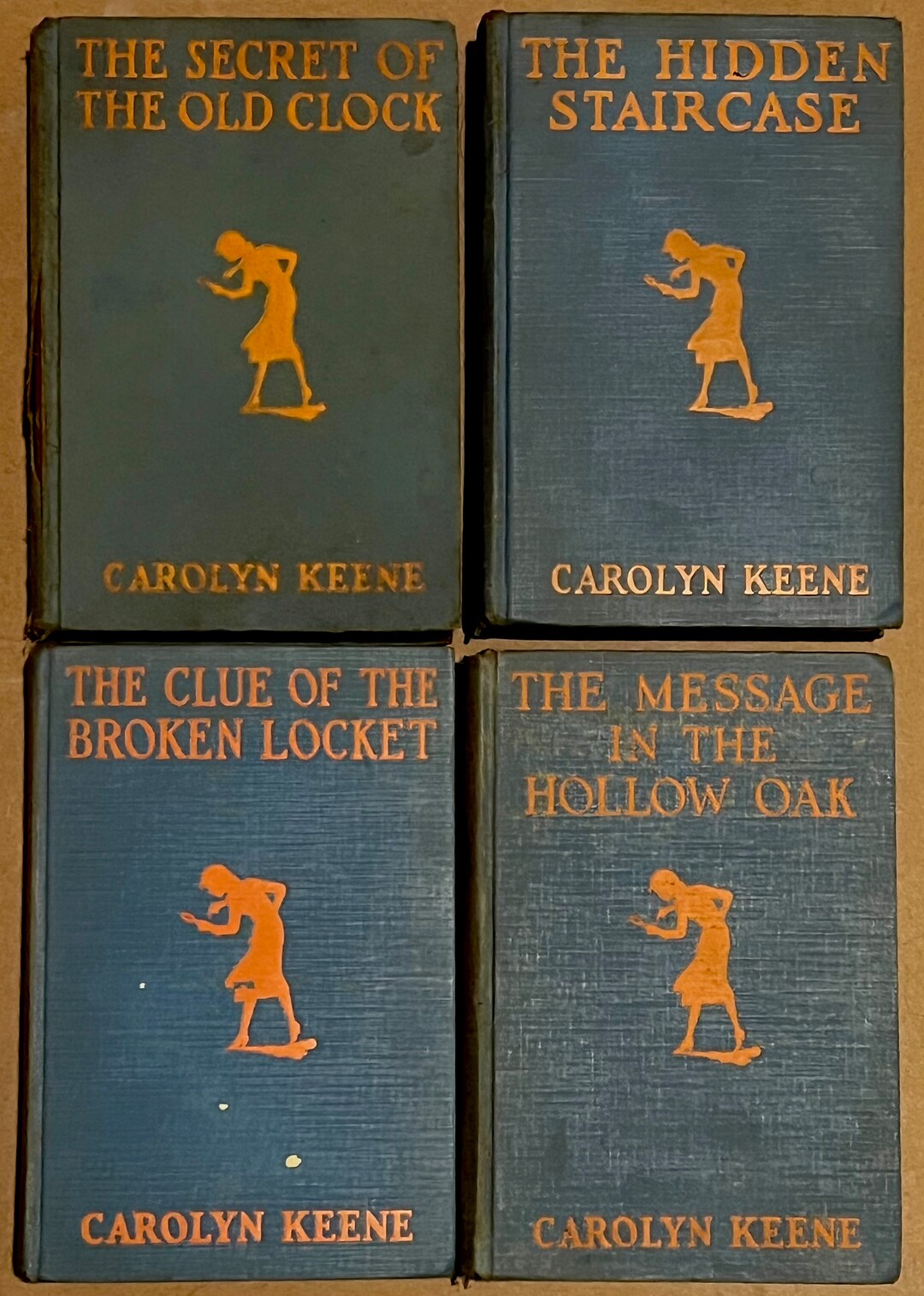 1930s Nancy Drew Books by Carolyn Keene Vintage Blue Hardcover Set of 4 ...