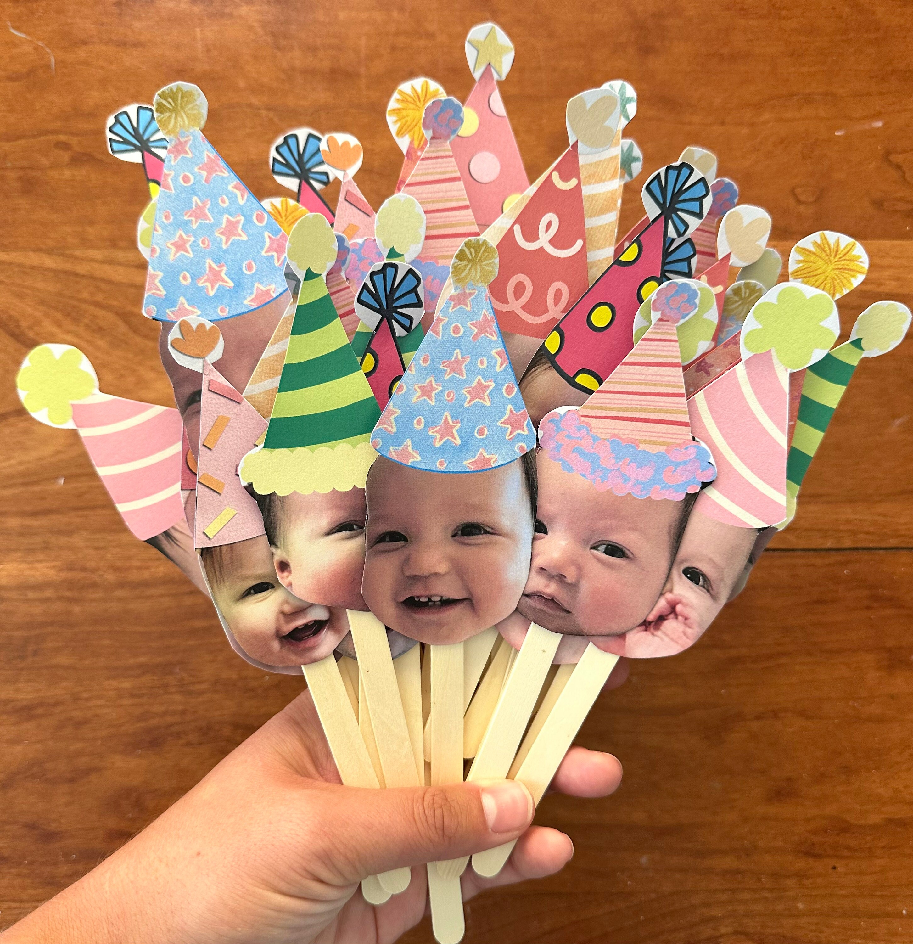 Custom Face Cupcake Toppers - Etsy