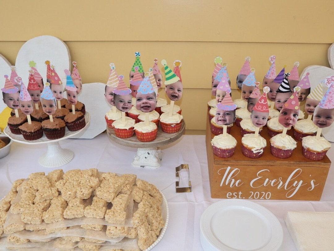 Custom Face Cupcake Toppers - Etsy