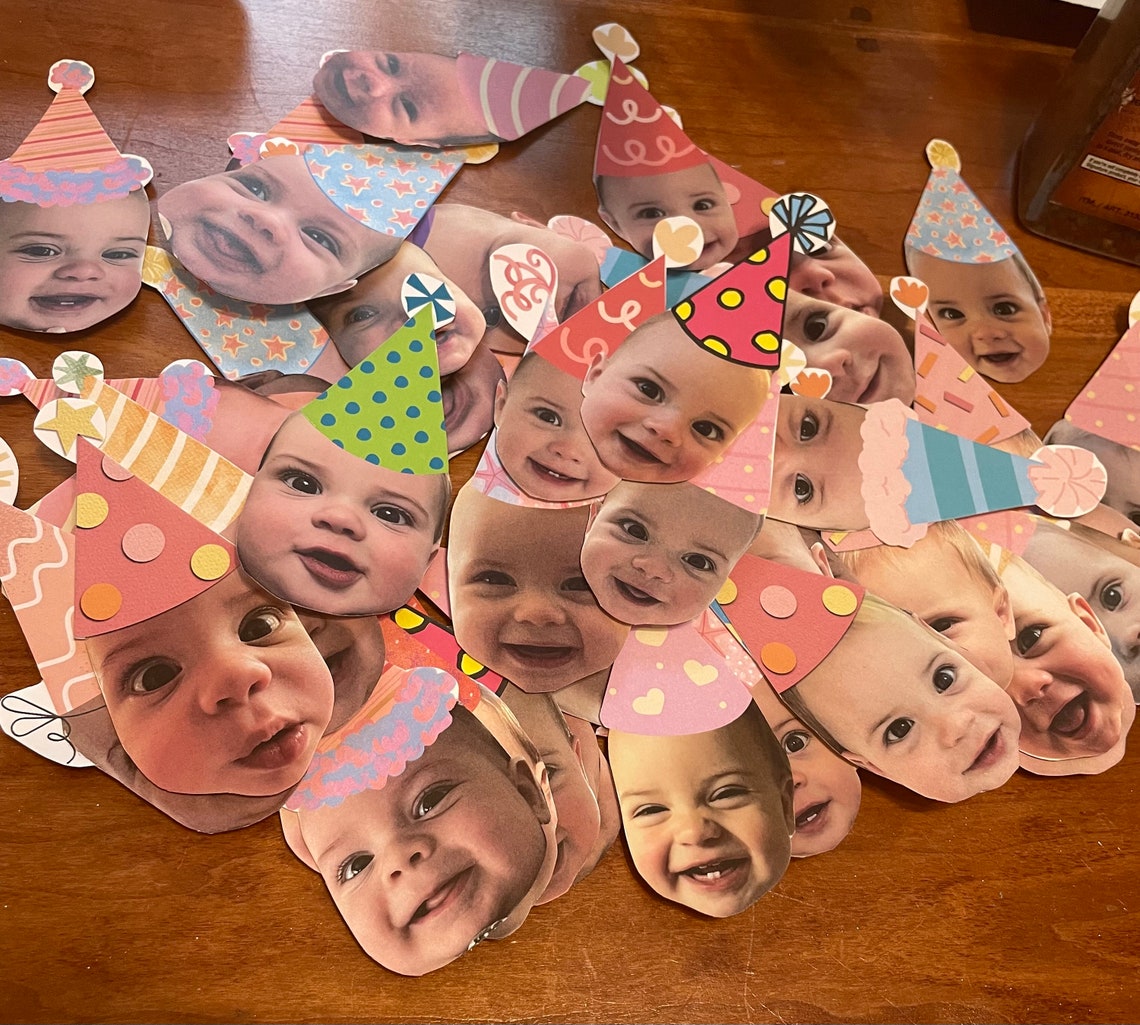 Custom Face Cupcake Toppers - Etsy