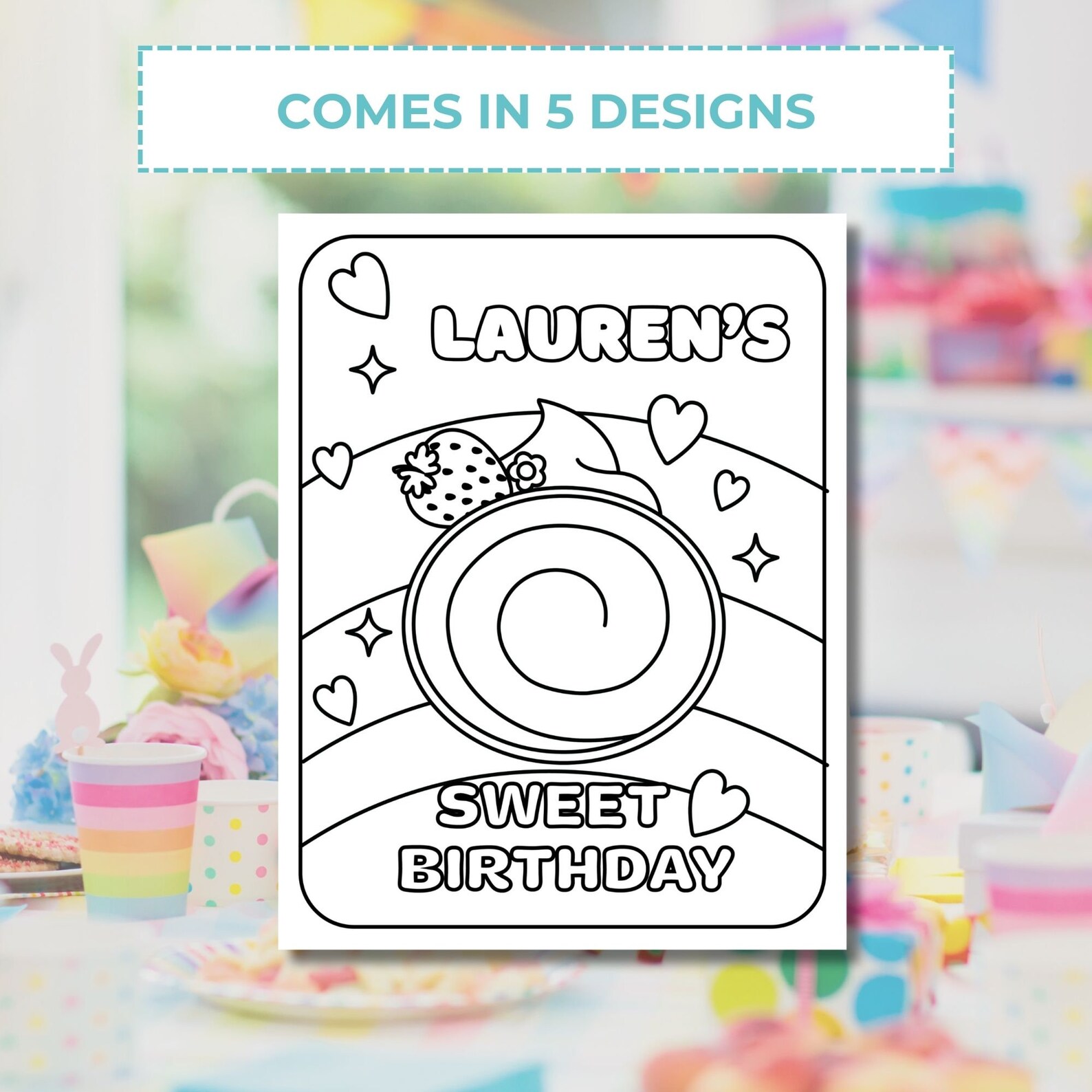 Birthday Coloring Page, 1st Birthday Coloring Page, 1st Birthday ...