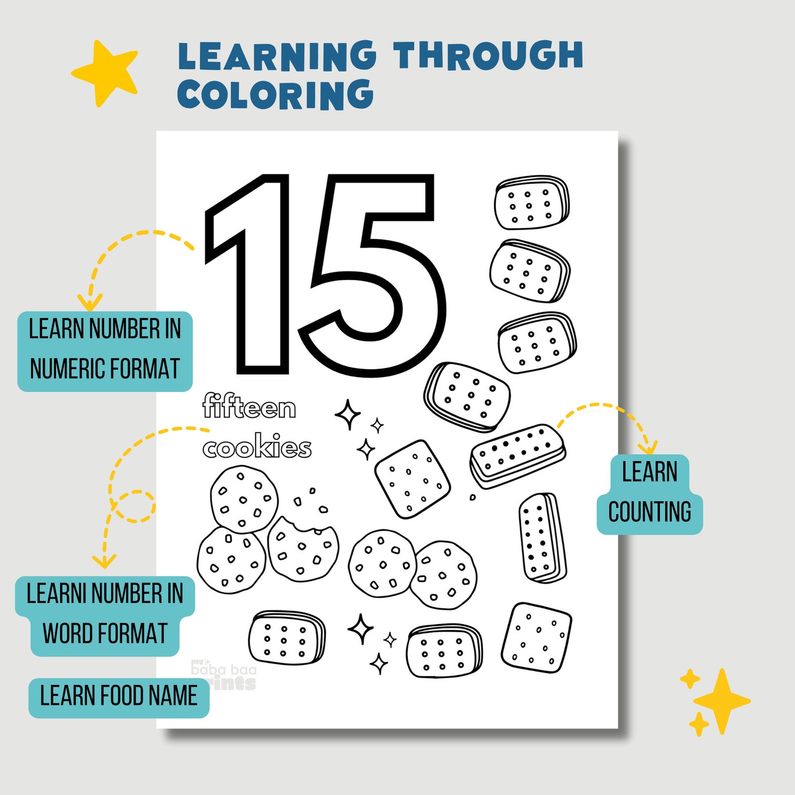 123 Coloring Page, Number Coloring Page, Preschool Coloring Pages ...