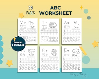 ABC Coloring Pages| Printable Alphabet Worksheets| Kindergarten| Prek ...