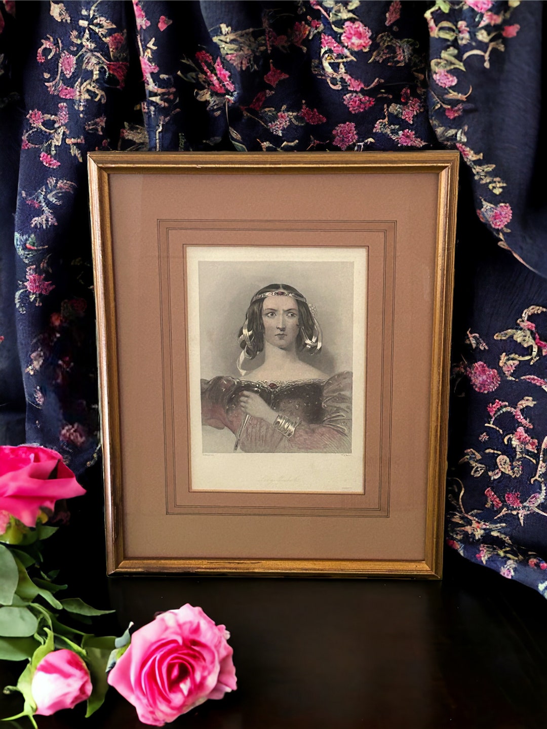 Lady Macbeth C1860 Hand Tinted Steel Engraved Art Print - Etsy