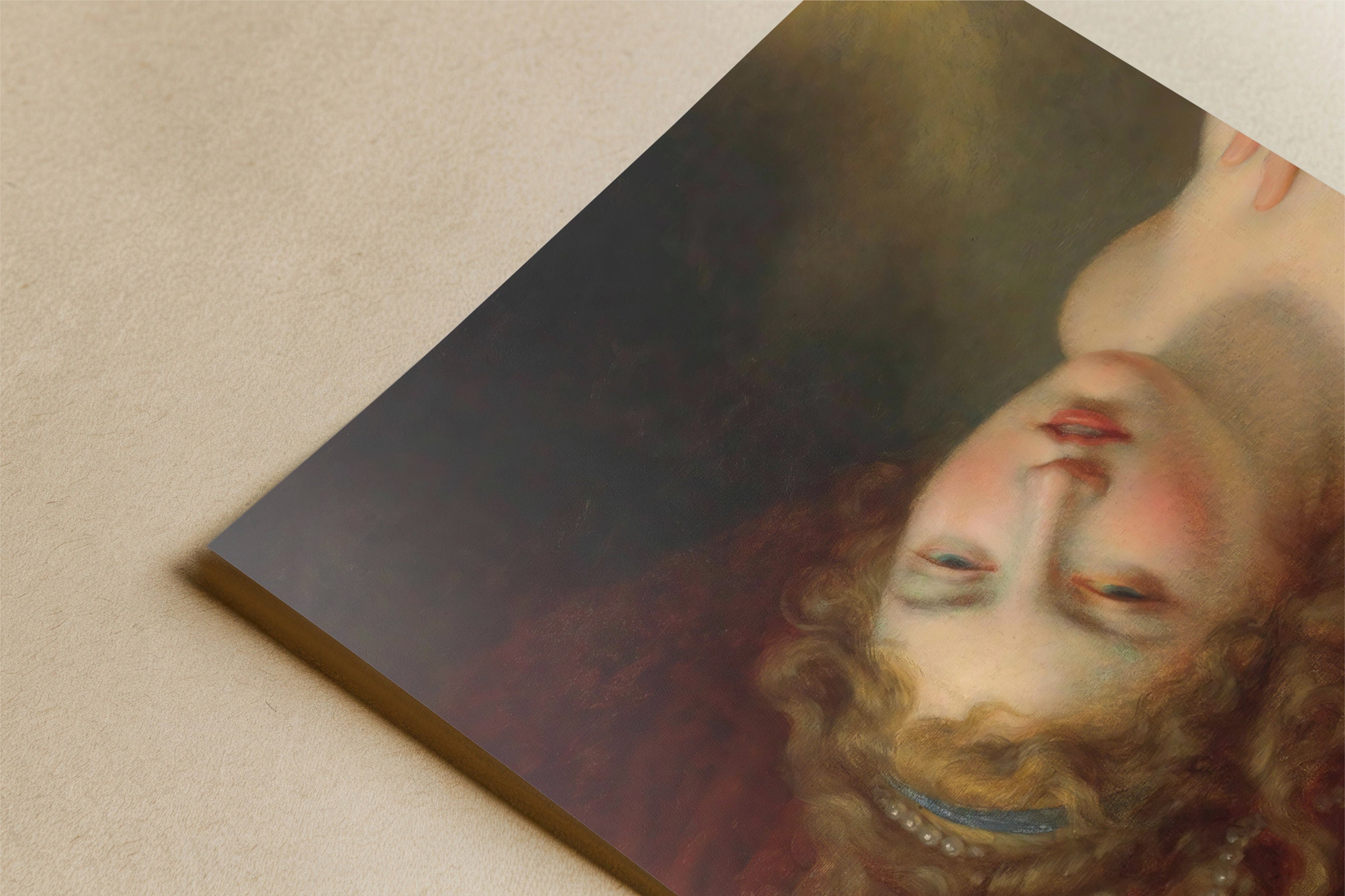 Print of Beautiful Greek Woman Reclining in Red Blanket - Victorian Era ...