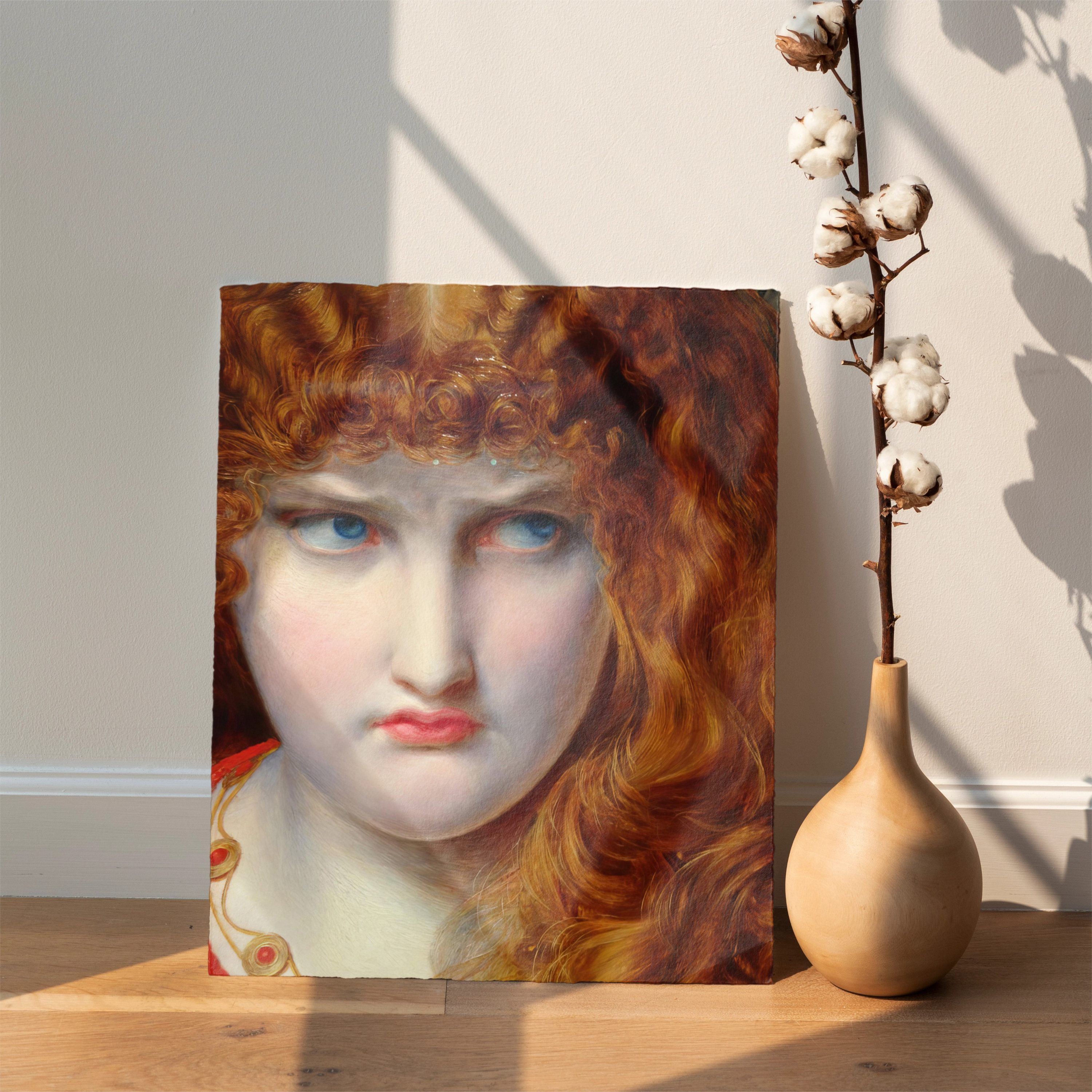 Digital Print of Beautiful Temperamental Greek Redhead Woman - Helen of ...