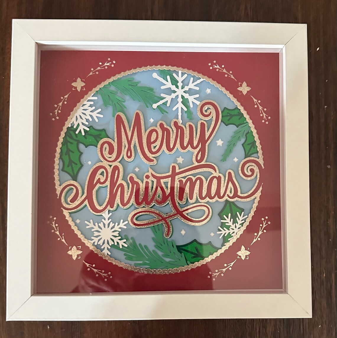 Christmas Shadow Box - Etsy