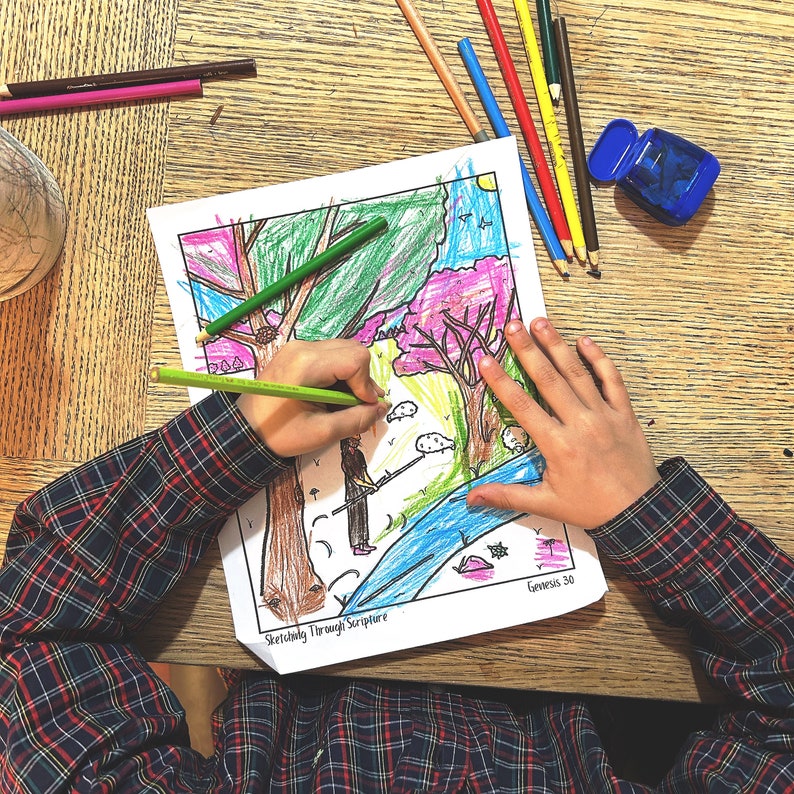 Genesis 21-30 Kids Bible Coloring Pages Printable: Isaac's Weaning ...