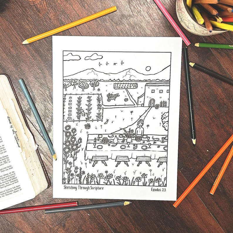 Spring Festivals Bible Coloring Pages Printable: Passover, Unleavened ...