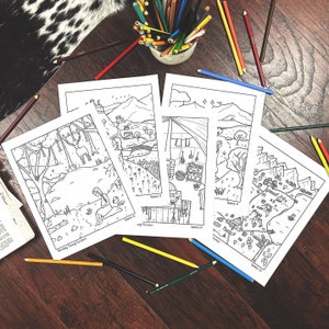 Genesis 11-20 Kids Bible Coloring Pages Printable: Tower of Babel ...