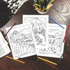 Genesis 1-10 Kids Bible Coloring Pages Printable Creation Through Noah ...