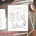 Genesis 25 Jacob and Esau Story Bible Coloring Page Printable for Bible ...