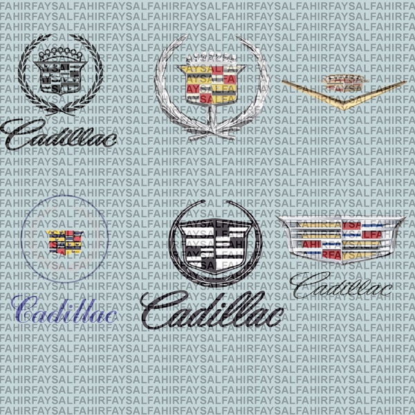 Cadillac Logo Png - Etsy