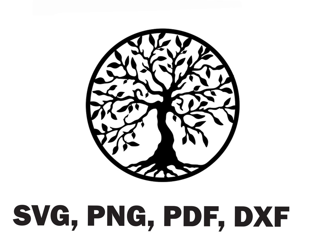 Arbre de la vie. Téléchargement instantané. SVG, PNG, DXF ...