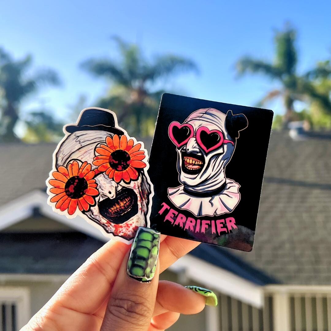 Art the Clown Stickers: Terrifier Movie, Water-resistant Vinyl Decal - Etsy