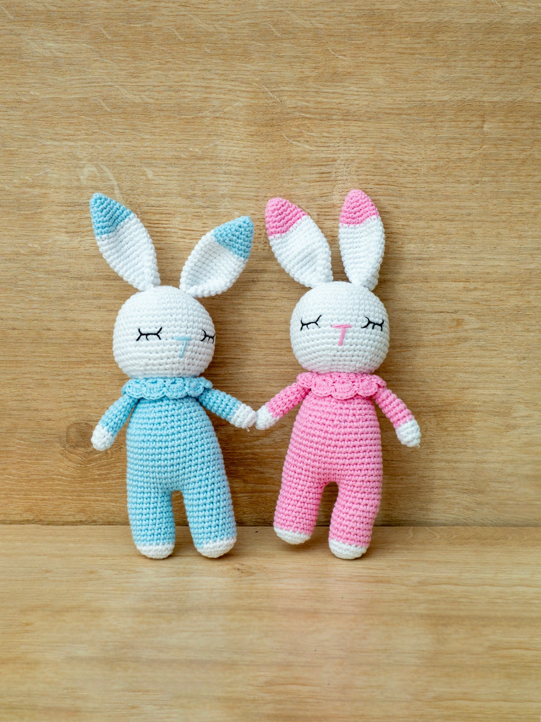 Amigurumi Crochet Rabbit Toy Rabbit Toy for Kids Stuffed Toy Baby Sleep ...
