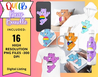 Swear Bears Vol. 1 - 300 Dpi PNG & SVG Fully Customizable Fan Art - Etsy