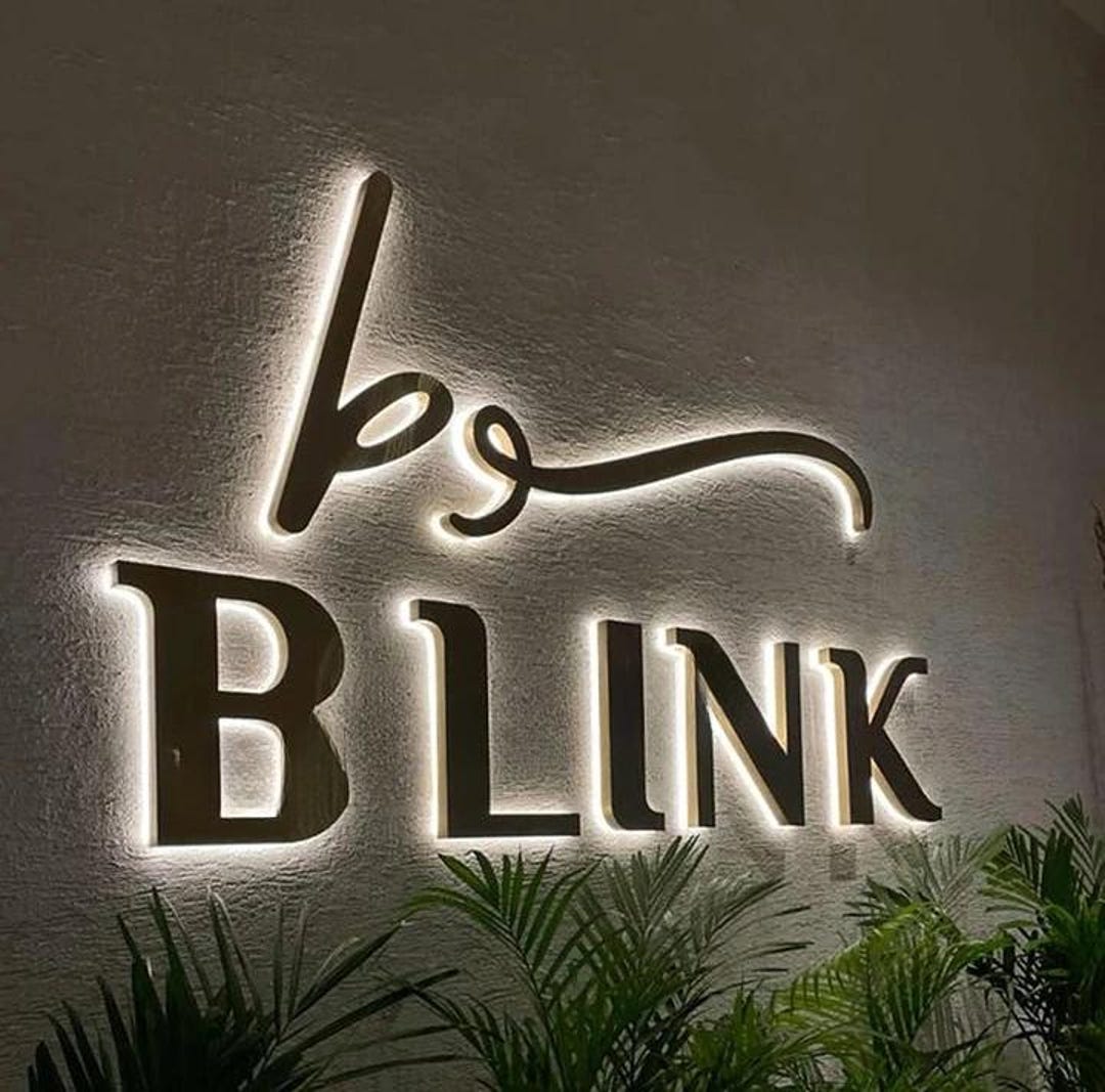 3D Business Sign, Storefront Sign, Business Signboard, Metal Outdoor ...