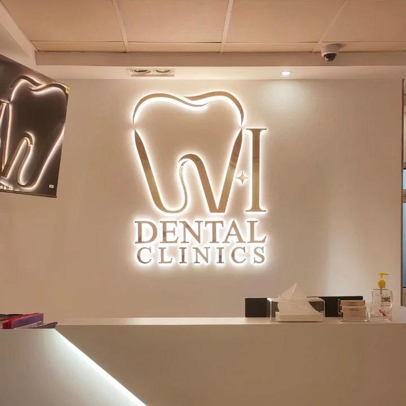 Dental Clinic Sign, Channel Letters, Outdoor Storefront Sign, Custom ...
