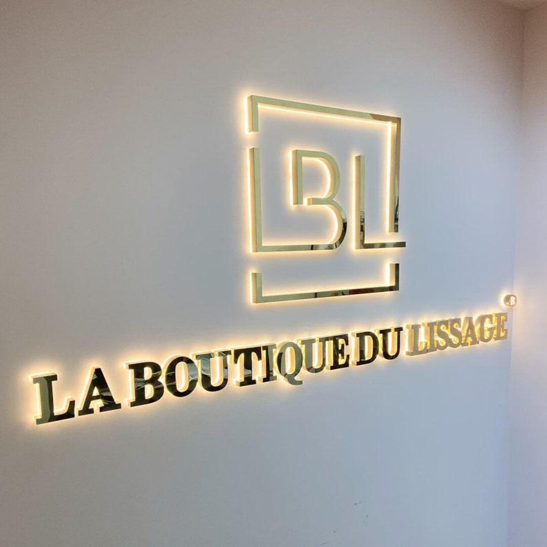Business Logo Sign, Boutique Sign, Outdoor Sign, Beauty Salon Sign, 3D ...