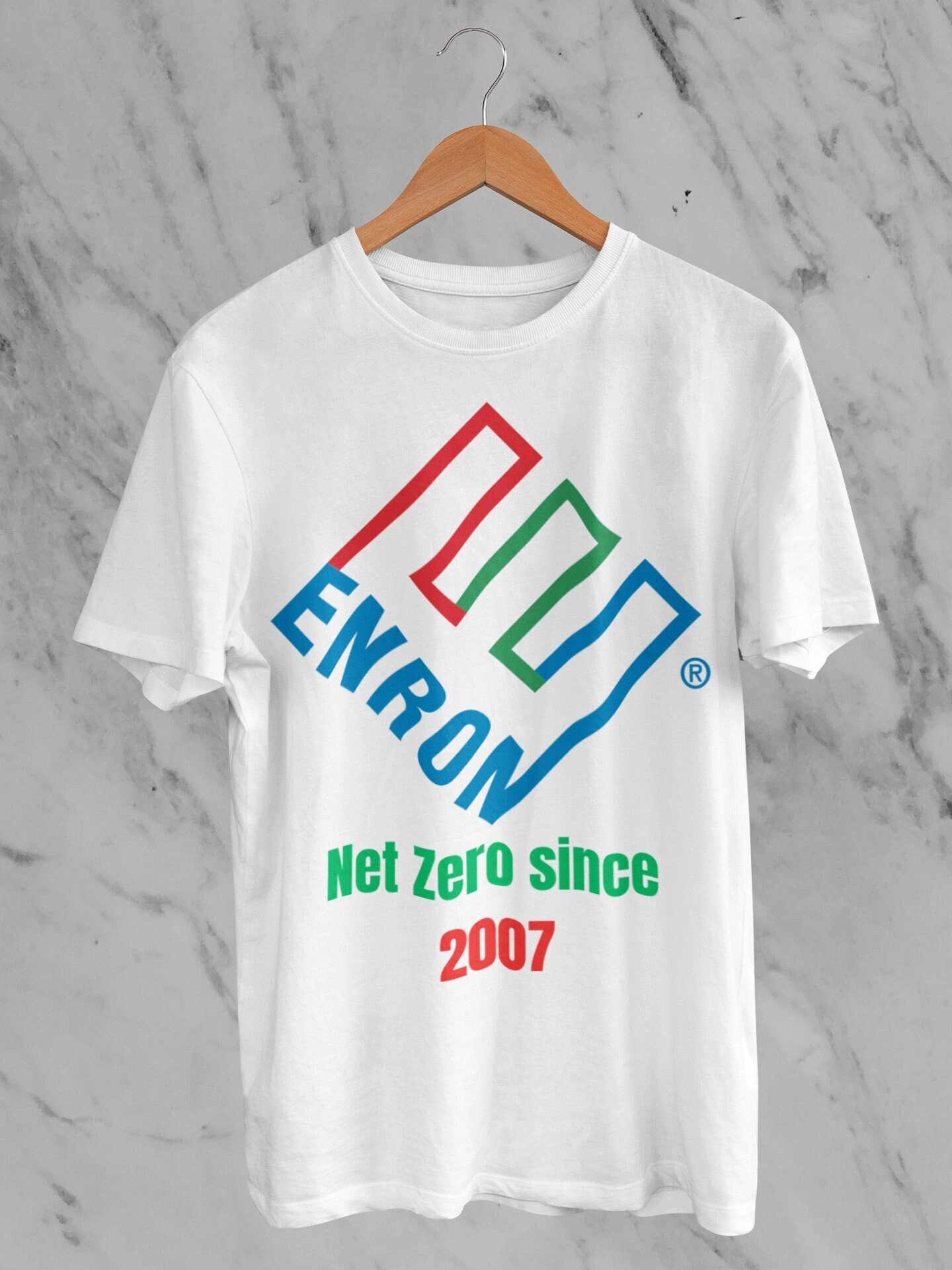 Enron Shirt, Enron Net Zero Crewneck T-shirt, Accountant Gift Shirt ...