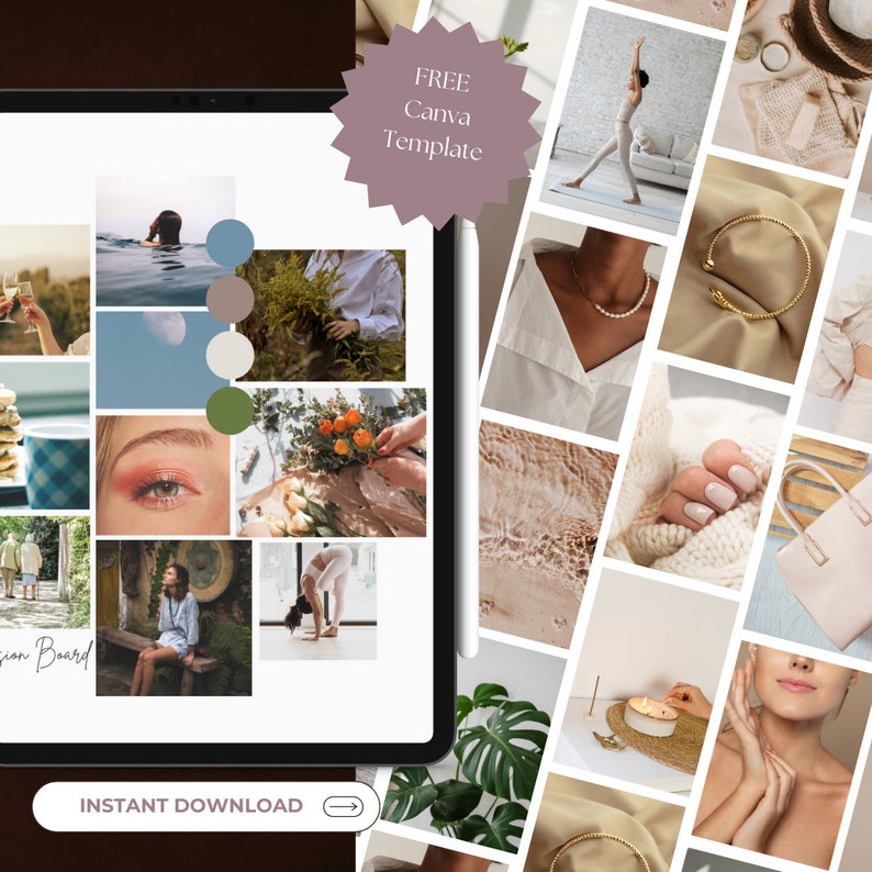 Printable Workbook 2024 Vision Board Vision Board Kit Goals Template ...