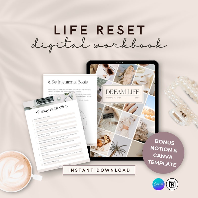 2026 Life Reset Workbook - Etsy