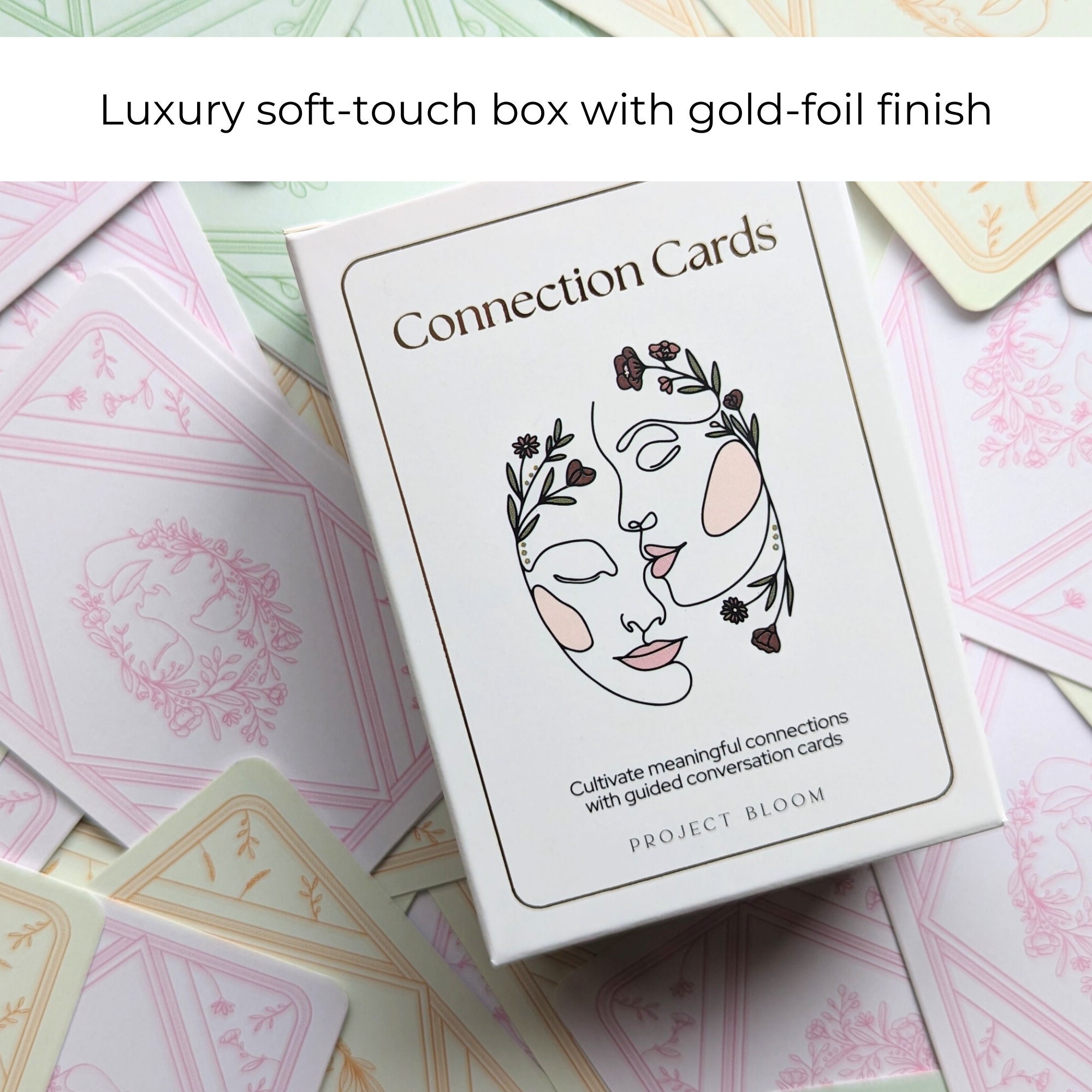 Connection Cards Game Card Deck Conversation Card Game Icebreaker Get ...
