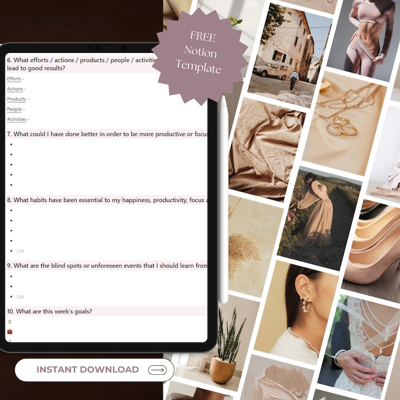 Printable Workbook 2024 Vision Board Vision Board Kit Goals Template ...