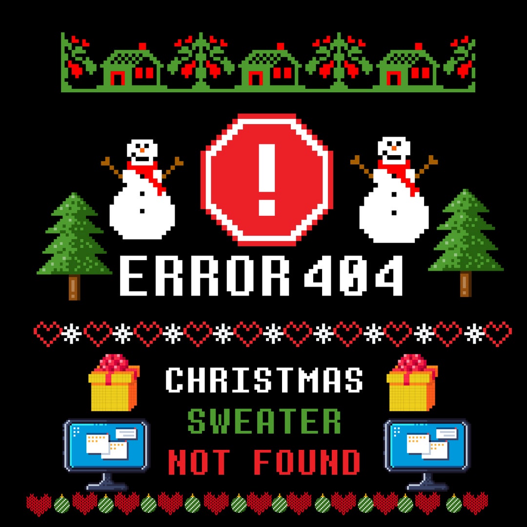 Error 404 Png Programmer, Error 404 Sweater Gifts, Error 404 Science ...