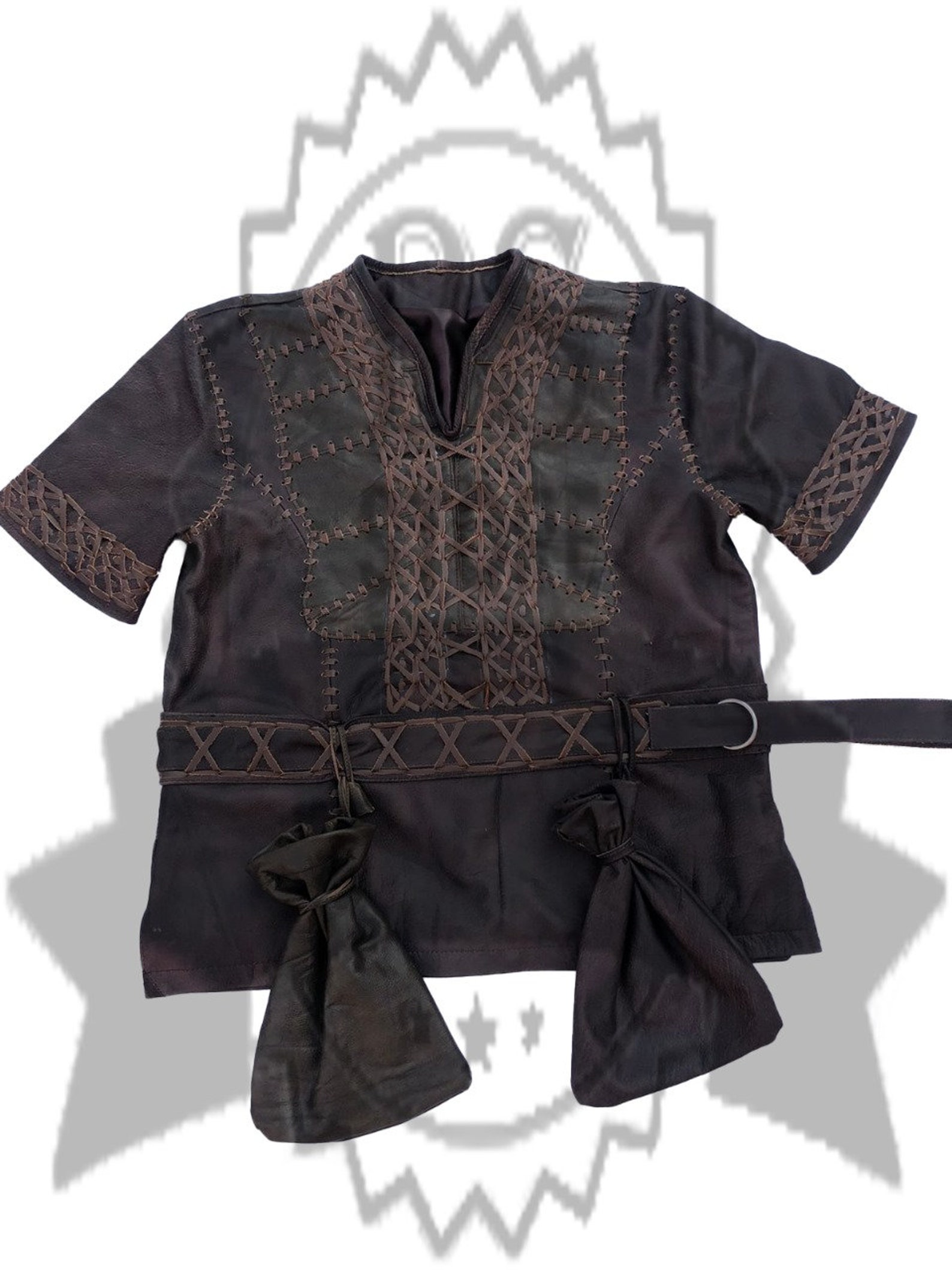 Ragnar Lothbrok Leather Vest: Vikings Cosplay, Handstitched - Etsy UK