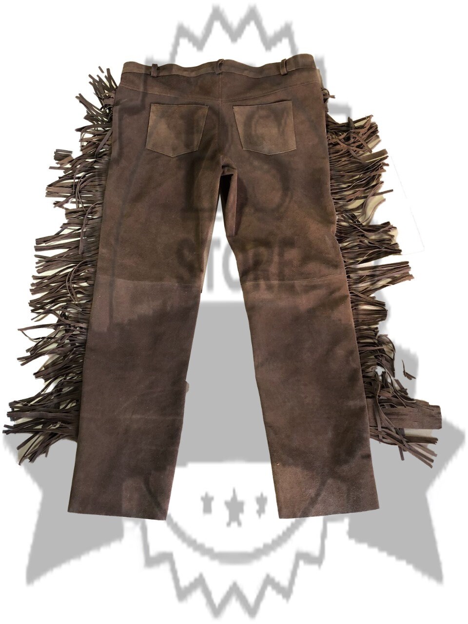 Native Men Traditional Style Cowhide Leather Pant, Western Cowboy ...