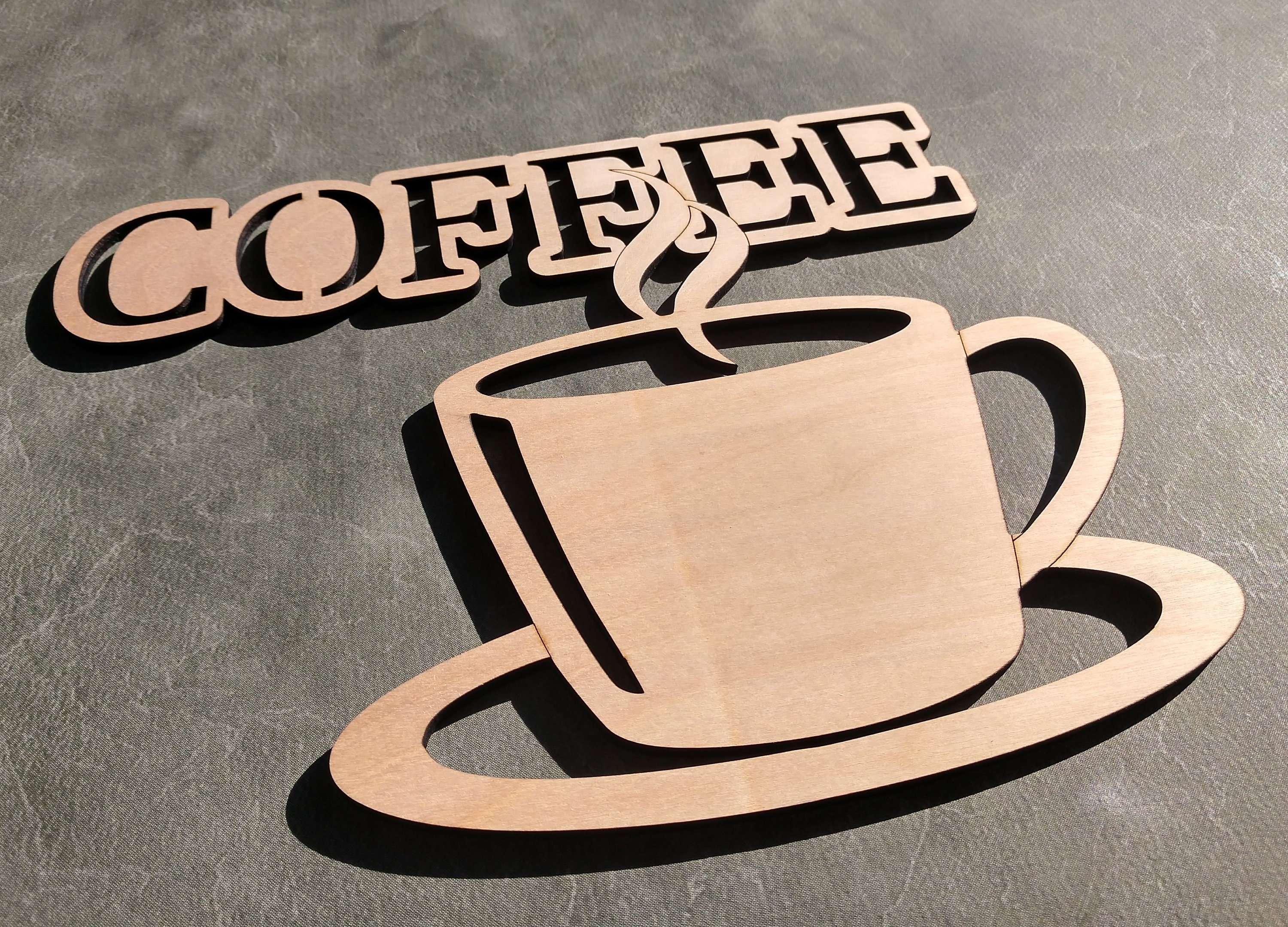 Coffee Cup Wall Decor, Coffee Wall Hanging, Cafe Wall Hanging Caffeine ...