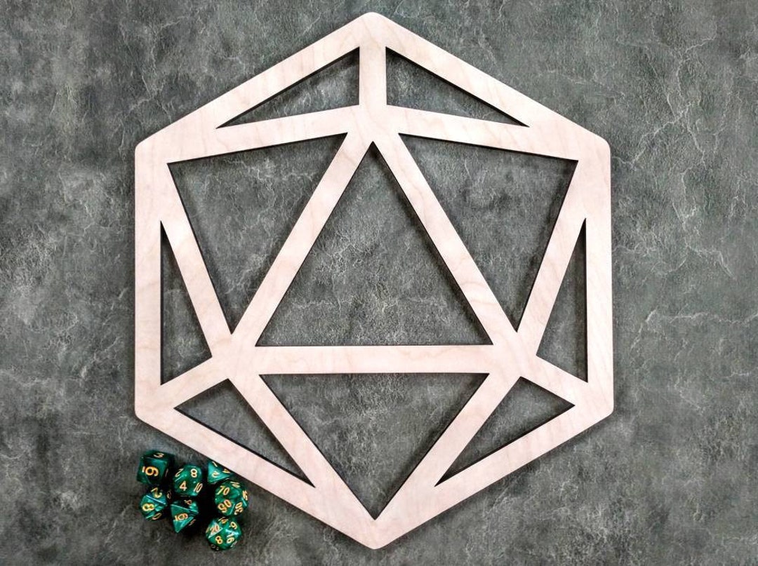 D20 Wall Decor,d20 Wall Art, D20 Wall Sign, Dice Wall Art, D20 Game ...