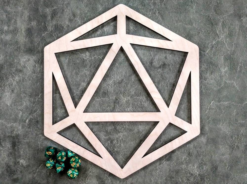 D20 Wall Decord20 Wall Art D20 Wall Sign Dice Wall Art D20 - Etsy
