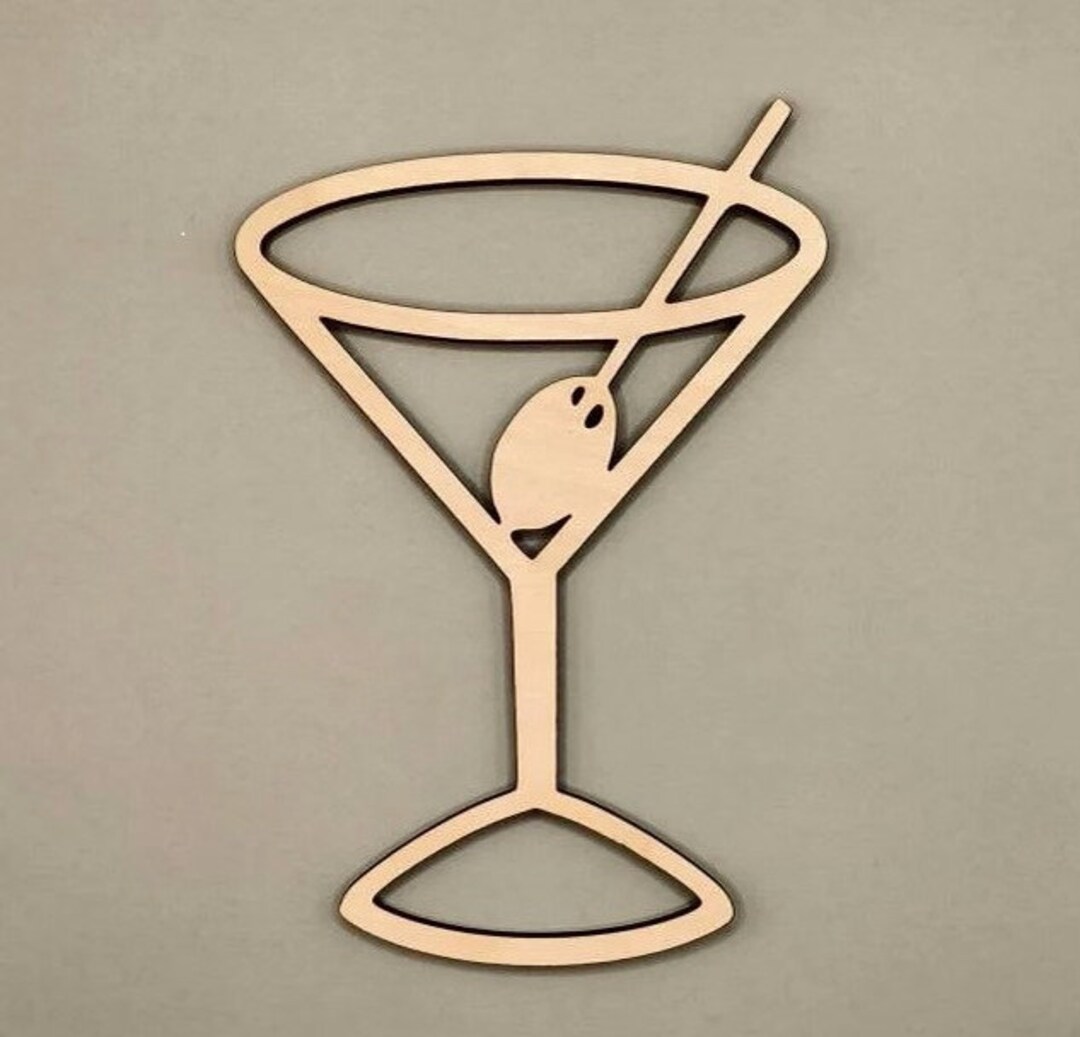 Martini Glass, Bar Decor, Wall Decor, Martini - Etsy