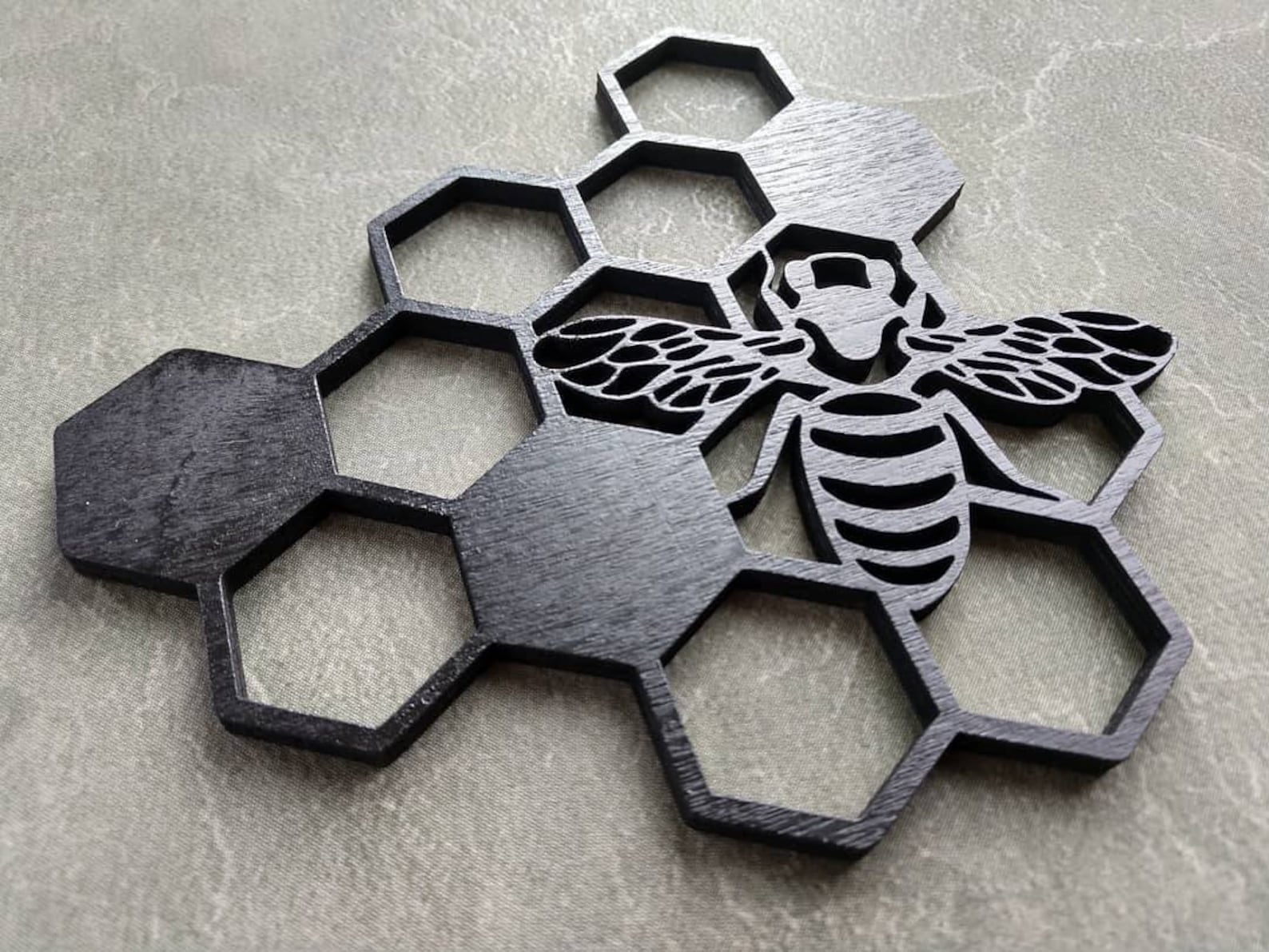 Bee Wall Décor, Honey Bee Wall Art, Honeycomb Wall Hanging, Save the ...