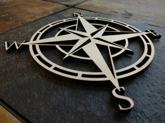 Compass Rose Wall Decor Wall Art Boat Art Nautical Art - Etsy