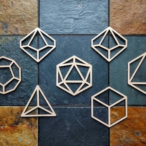 Dice Set Wall Decor, Table Top RPG Wall Art, Full Dice Set Wall Art ...