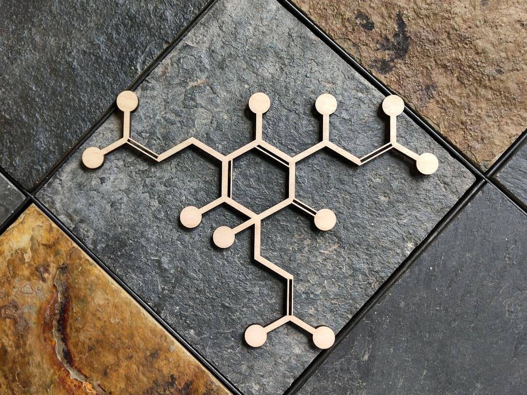 Beer Molecules, Alcohol Molecules, Chemical Wall Decor, Psychology Wall ...