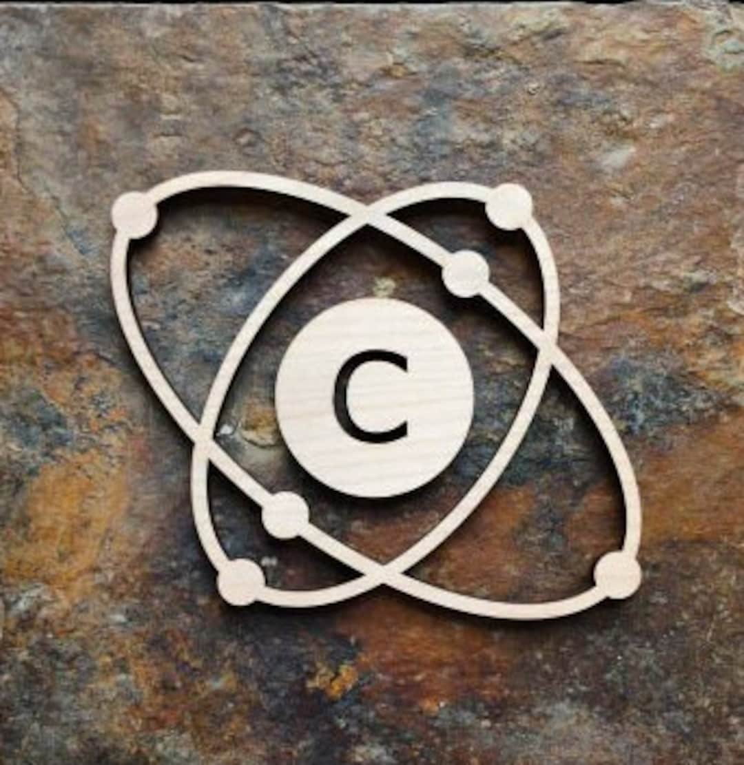 Carbon Atom, Wall Decor, Science Wall Decor - Etsy